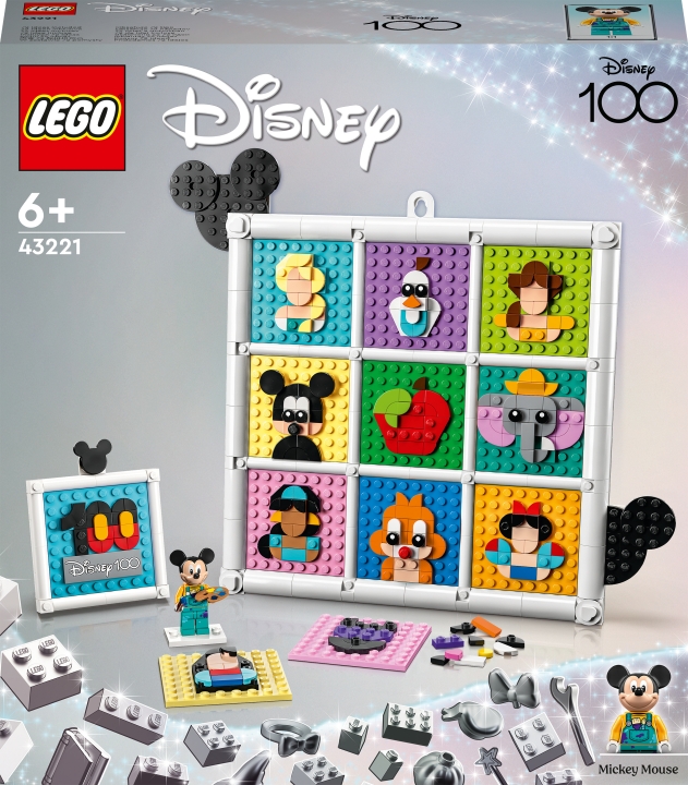 Købe LEGO Disney Classic 43221 - 100 Years of Disney Animation Icons | Tekn
